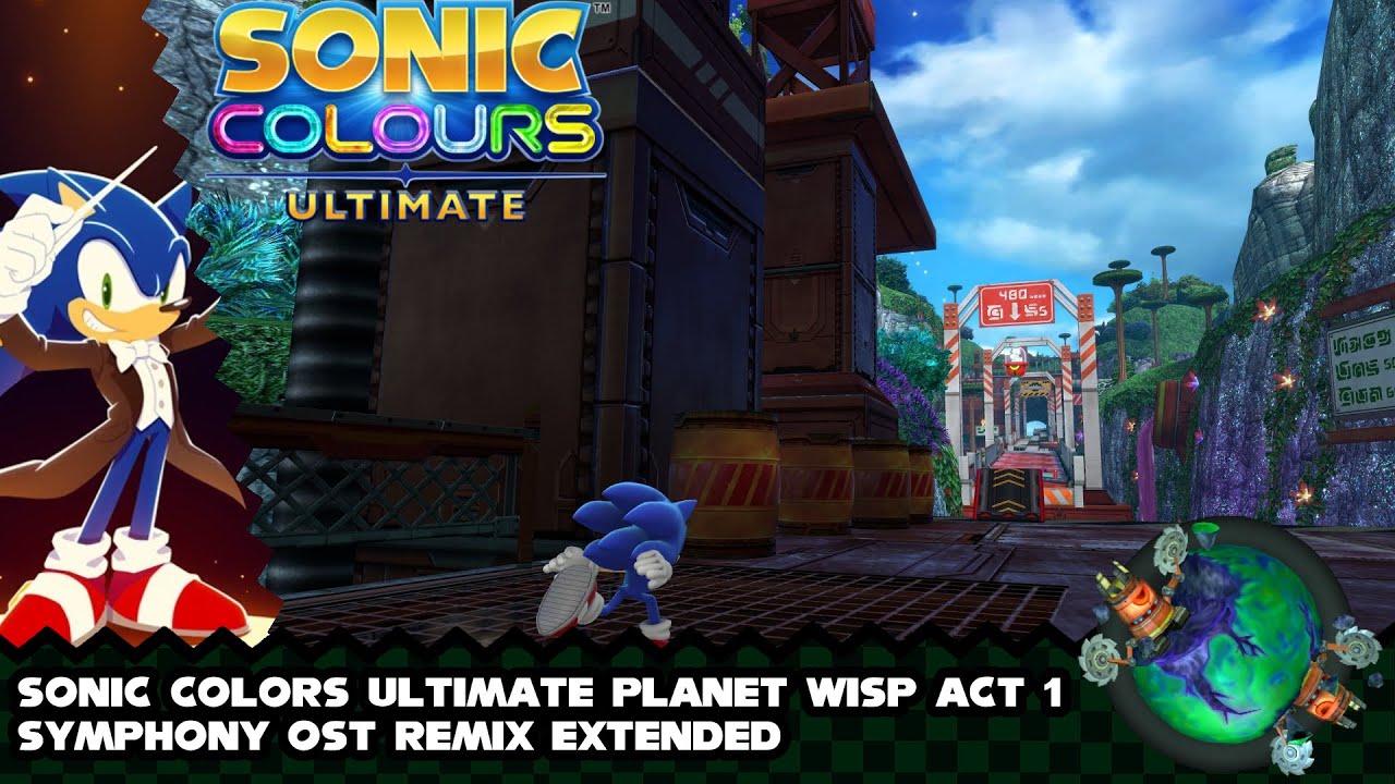 Sonic Colors Ultimate Planet Wisp Act 1 Symphony OST Remix Extended ...