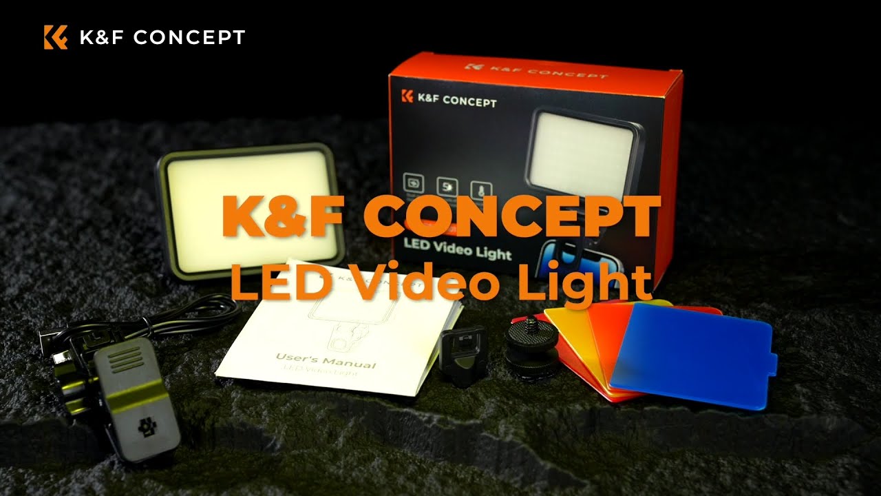 K&F CONCEPT Portable LED Light| 3000K-10000K Dual Color Temperature ...