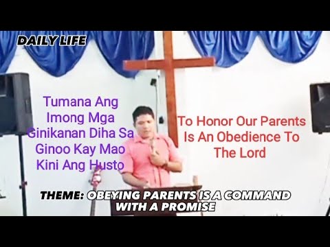 Obeying Mother Is A Command With A Promise || VISAYAN Mother's Day ...
