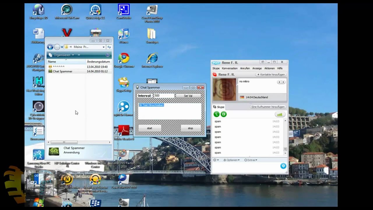 Mein Chat Spammer [Full HD (Video Aus Mein alten Kanal)] - YouTube