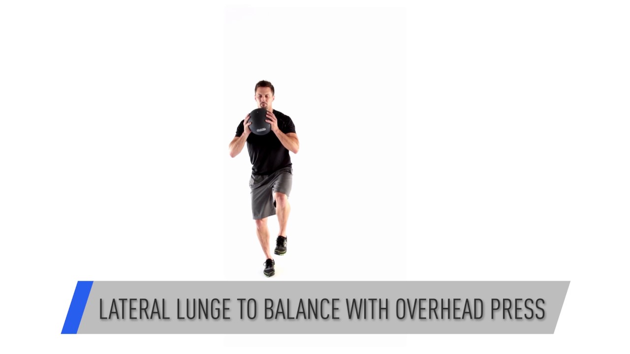 Brain Training - Lateral Lunge to Balance with Overhead Press | 24 Hour ...