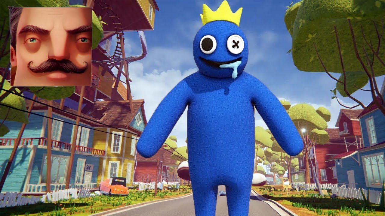 Hello Neighbor - My New Neighbor Blue in Rainbow Friends History ...