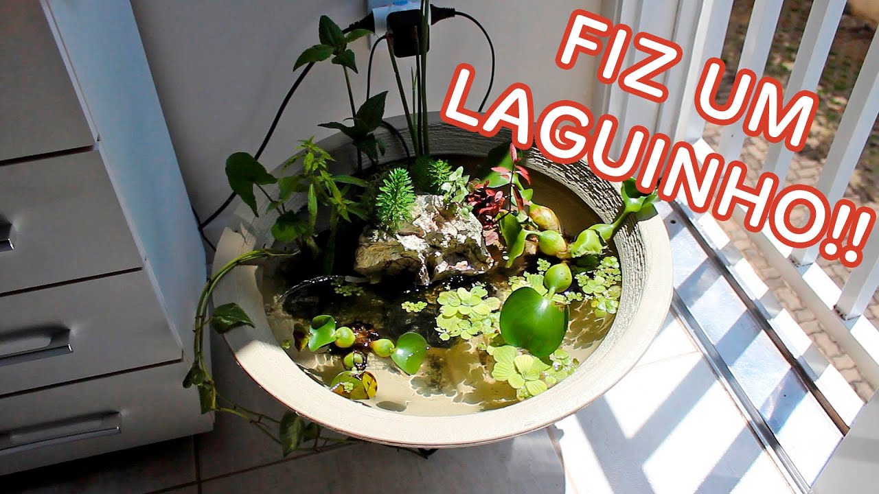 Como fazer um MINI LAGO gastando pouco! Ideal para apartamentos. - YouTube