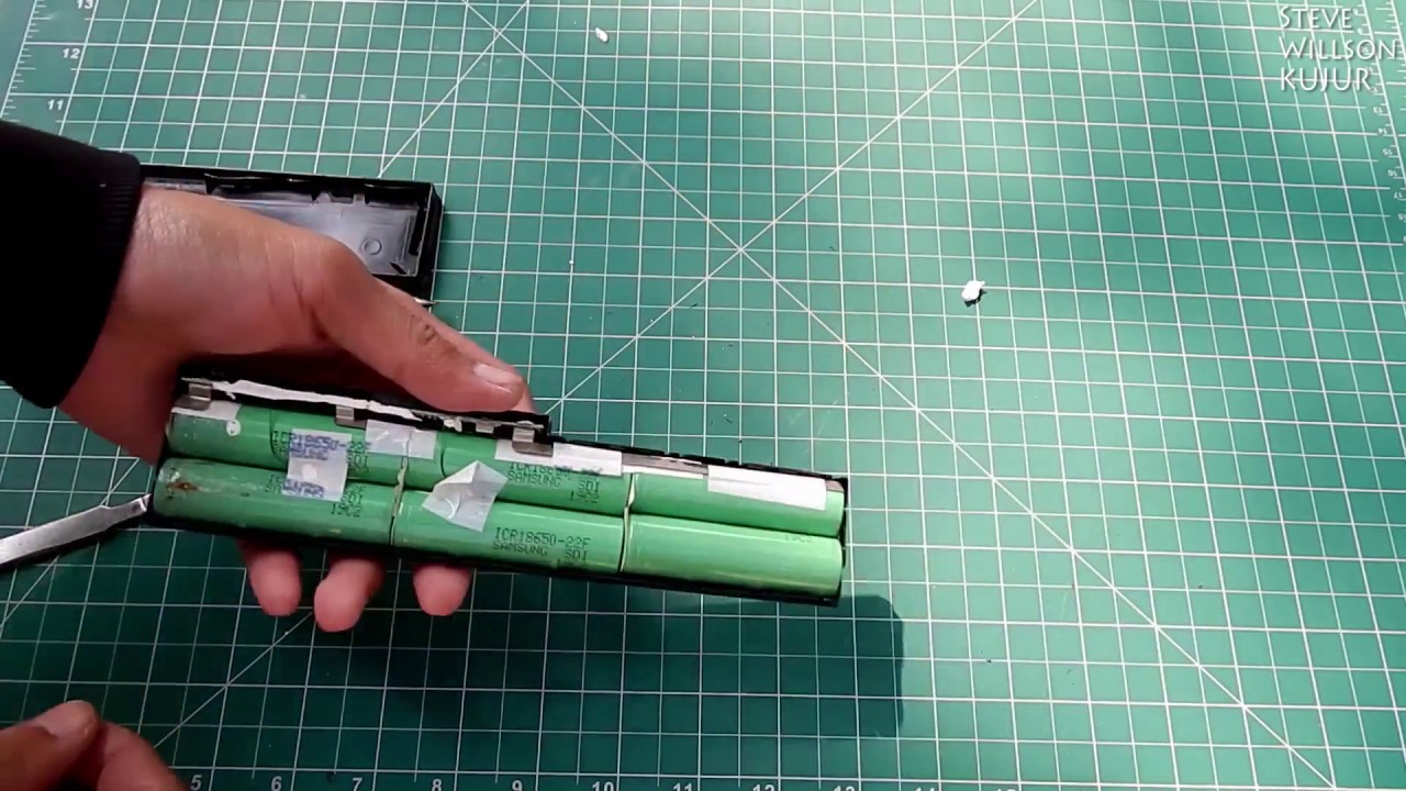 How to open Laptop Battery without destroying it | How to get 18650 ...
