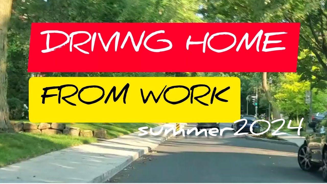 DRIVING HOME FROM WORK #driving #home #work #Montreal #Quebec #Canada ...
