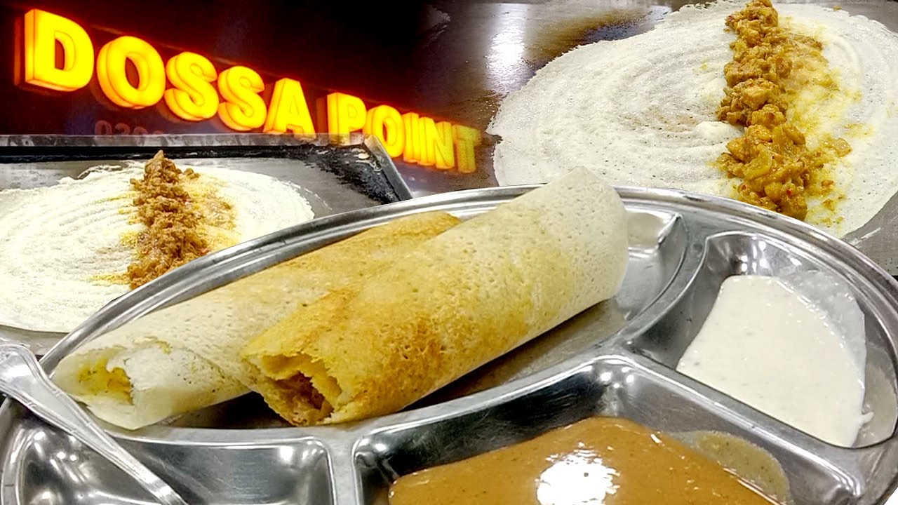 MOST FAMOUS MASALA DOSA l Masala, Chicken, Qeema Dosa l Dosa Point at ...