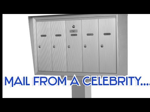 My first Celebrity Fan mail - YouTube
