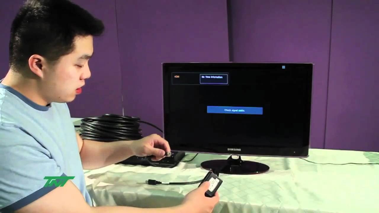 HDMI Extender/Equalizer Box Style R013-EQL-FF-B - YouTube