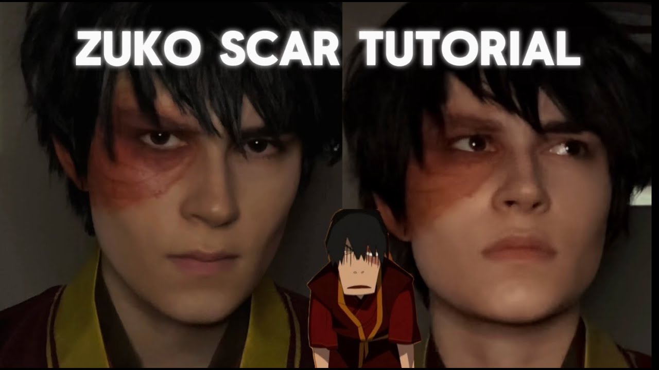 ZUKO SCAR Makeup Tutorial - YouTube