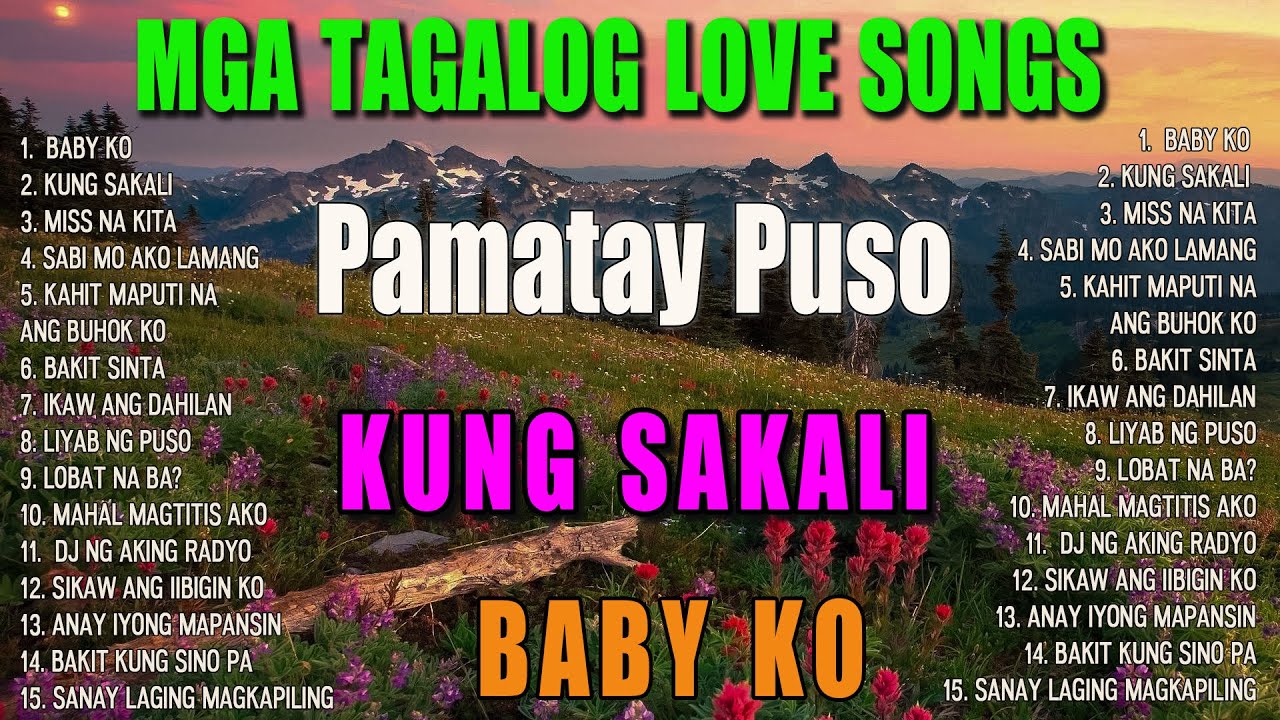 Mga Lumang Kanta Stress Reliever OPM Tagalog Love Songs 80's 90's OPM ...