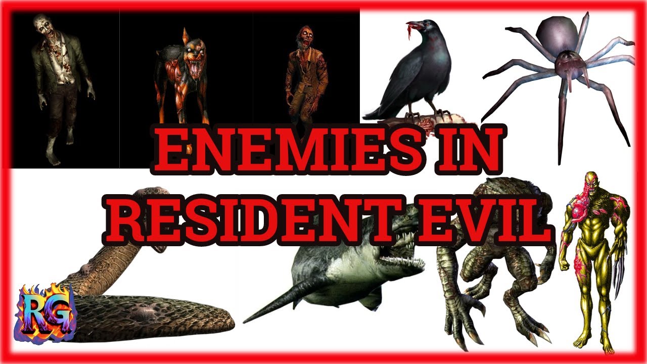 DO YOU KNOW THE NAME OF THE ENEMIES IN RE 1 #RE #residentevil - YouTube