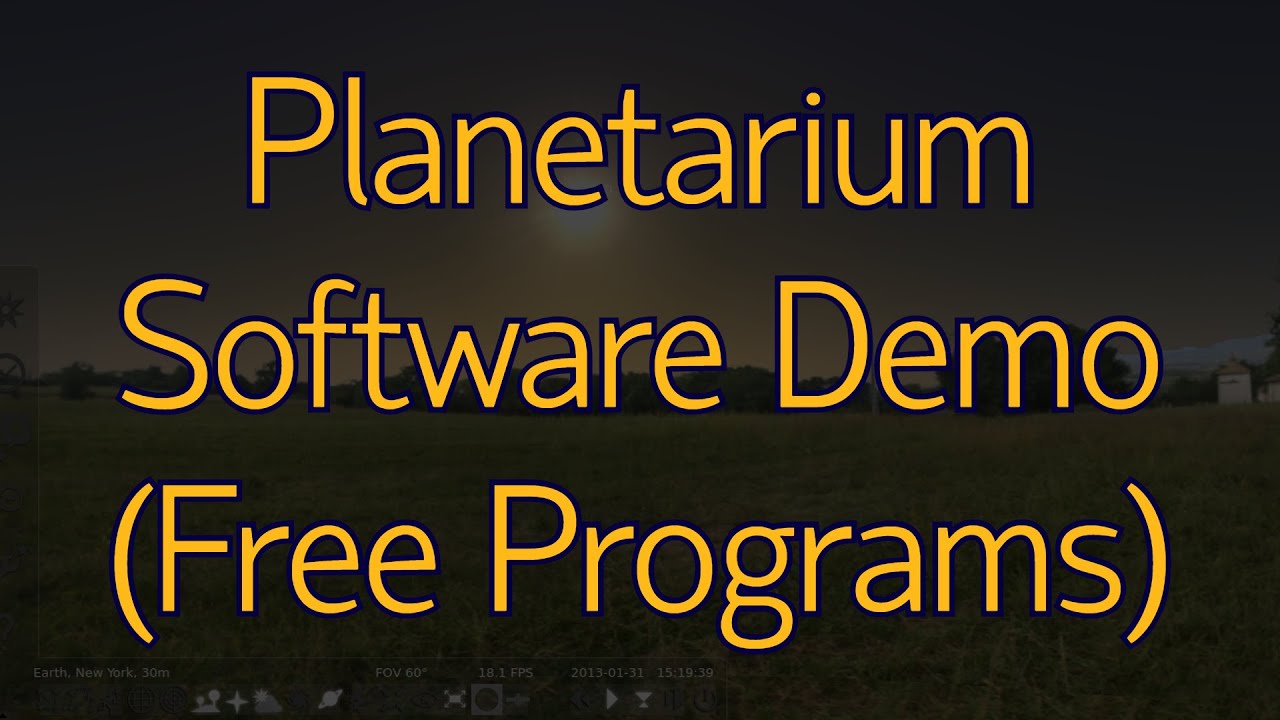 RAC Astronomy Class — Planetarium Software Demo (Free Programs) - YouTube