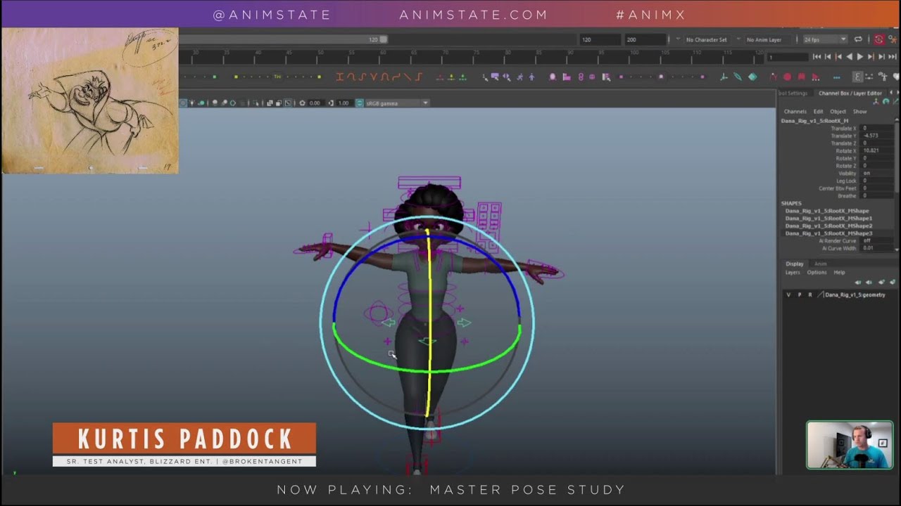 Animation Exchange 2021 - Master Pose Study - YouTube
