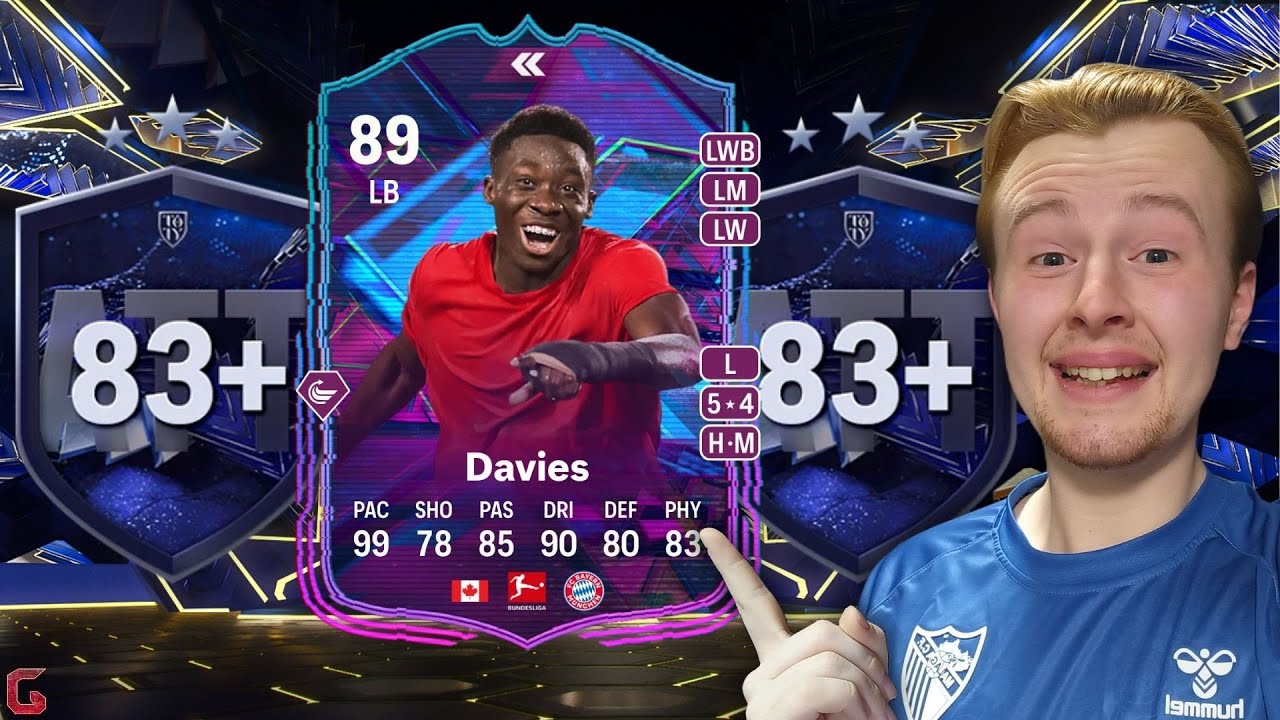 INSANE NEW FLASHBACK ALPHONSO DAVIES!!! NEW 83+ x5 ATTACKERS PACK ...