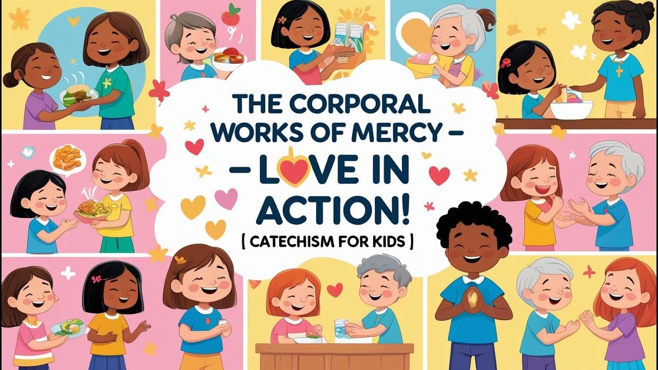 The Corporal Works of Mercy — Love in Action! | Catechism for Kids ...