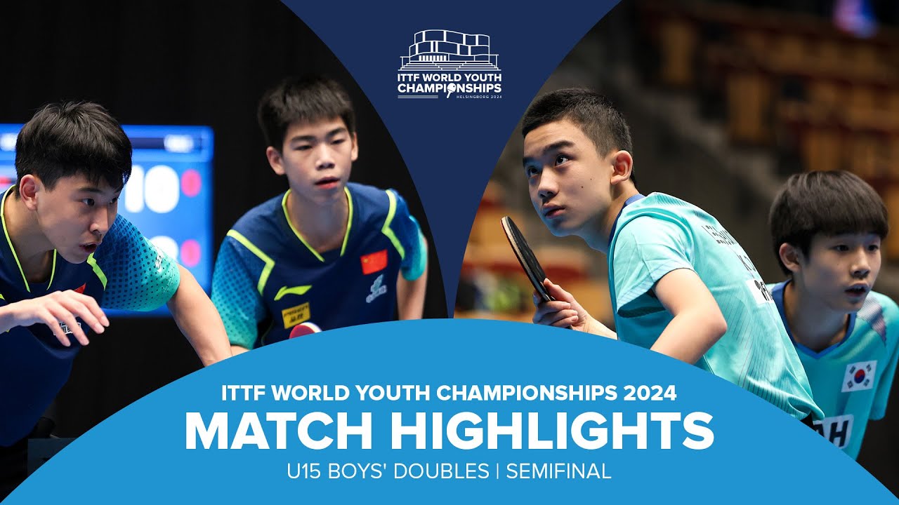 Li/Tang vs Lee/Ma | U15 BD-SF | ITTF World Youth Championships 2024 ...