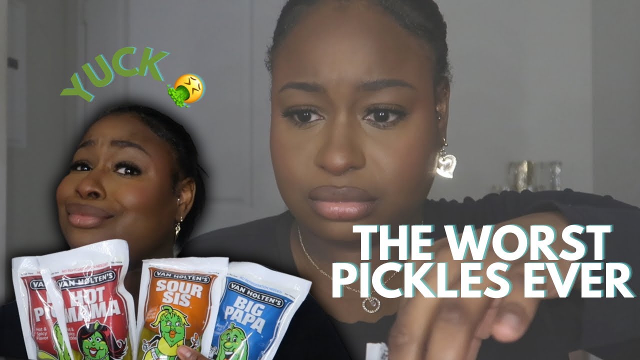 Trying the WORLDS NASTIEST PICKLES 🤮| Mystery Pickles | FINA F - YouTube