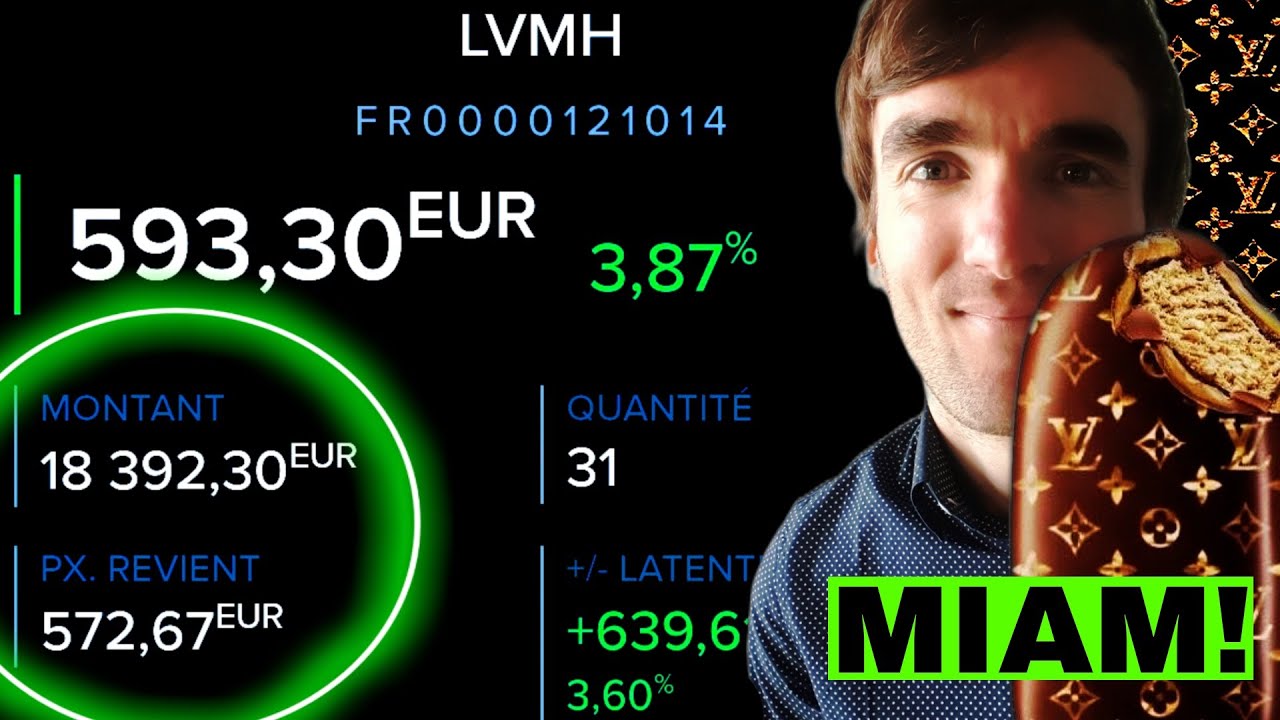 TOUT MON LIVRET A sur LVMH ! (action PEA à dividende) - YouTube