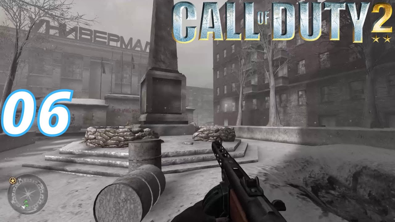 Call of Duty 2 - Part 6｜City Hall - Stalingrad, U.S.S.R｜Gameplay 2023 ...