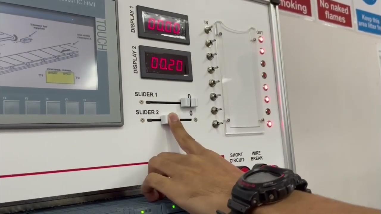 plc lab1 simulation - YouTube