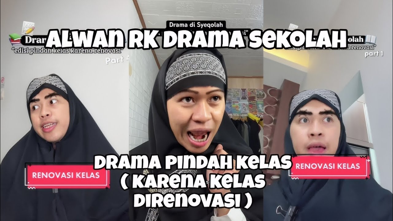 alwan RK drama sekolah episode drama pindah kelas karena kelas ...
