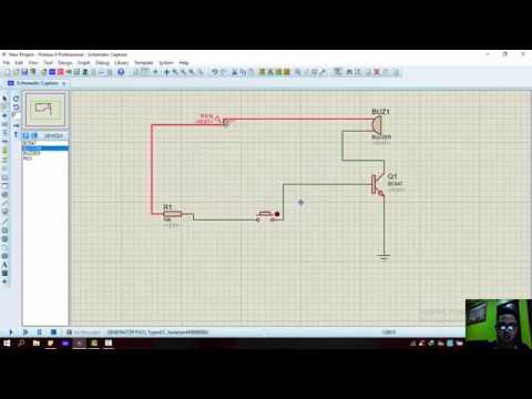 Tutorial Proteus - High Sound Buzzer with Transistor - YouTube