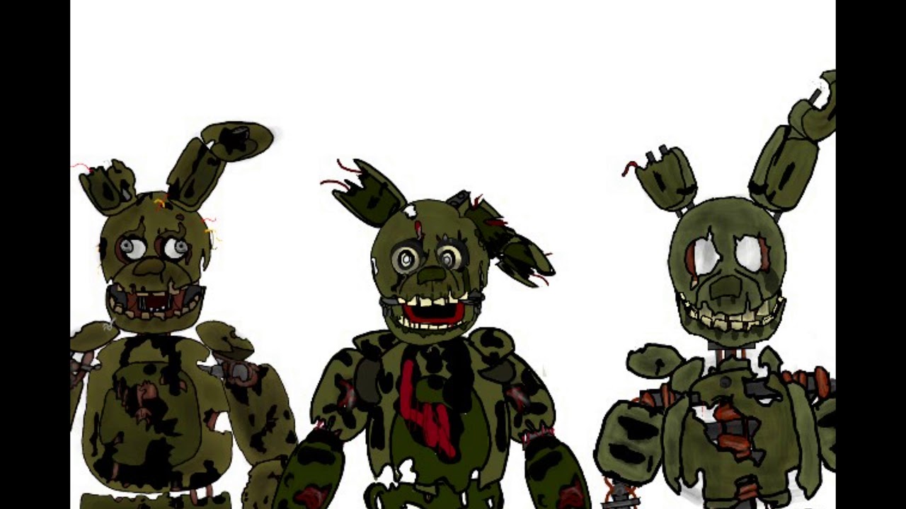 SPRINGTRAP MODELZ DAB ON U HATERZ XDDD - YouTube