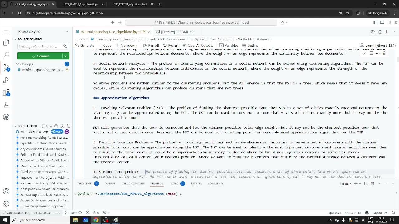 RBS PBM771 Algorithms - Minimum Spanning Trees - Kruskal - Boruvka Algorithms 2024 11 19 - YouTube