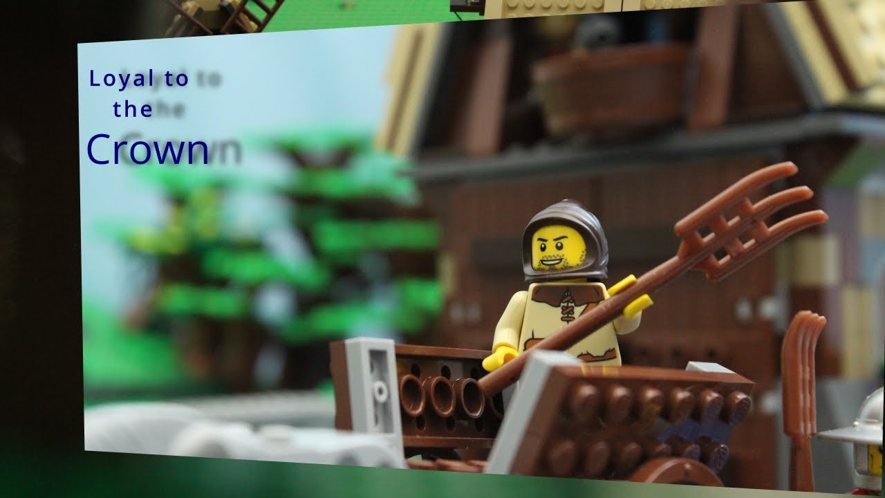 Loyal To The Crown - A LEGO Castle Village Raid - YouTube