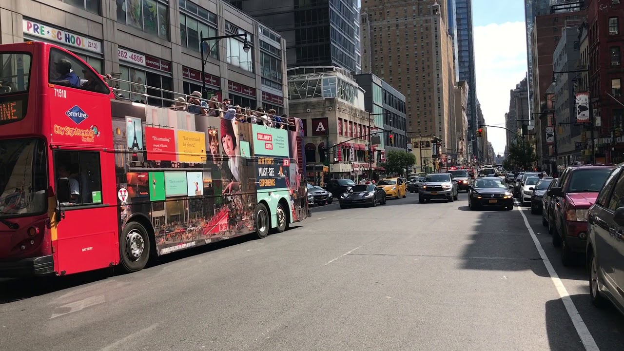 NYPD DCU & NYPD SRG 4 VANS RESPONDING ON 8TH AVENUE TO PROTEST IN ...