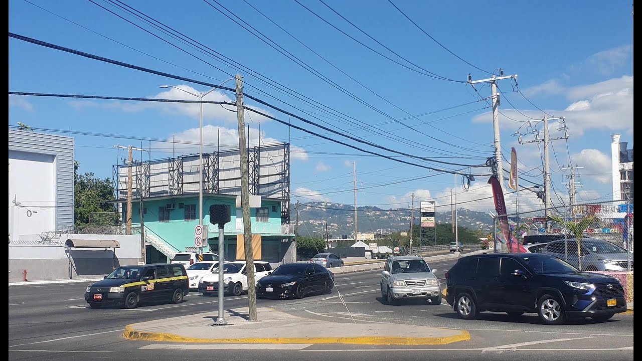 Kingston Jamaica Walking Tour. Short walk around parts of Half Way Tree ...