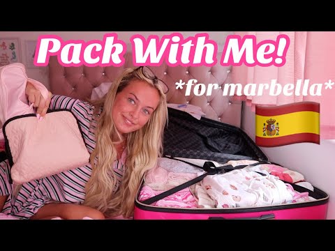 MARBELLA PACK WITH ME 2024 ~ Holiday Outfit Ideas - YouTube