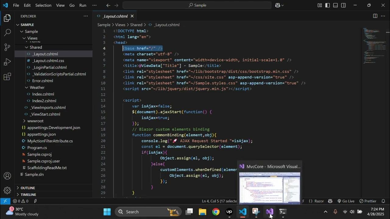 Combining Blazor WebAssembly And .Net Core MVC Application - YouTube