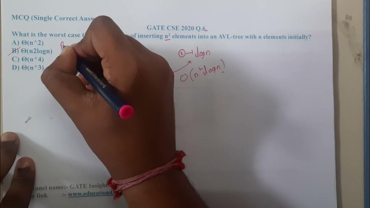 GATE CSE 2020 Q 6 || Trees ||Data Structure || GATE Insights Version: CSE - YouTube