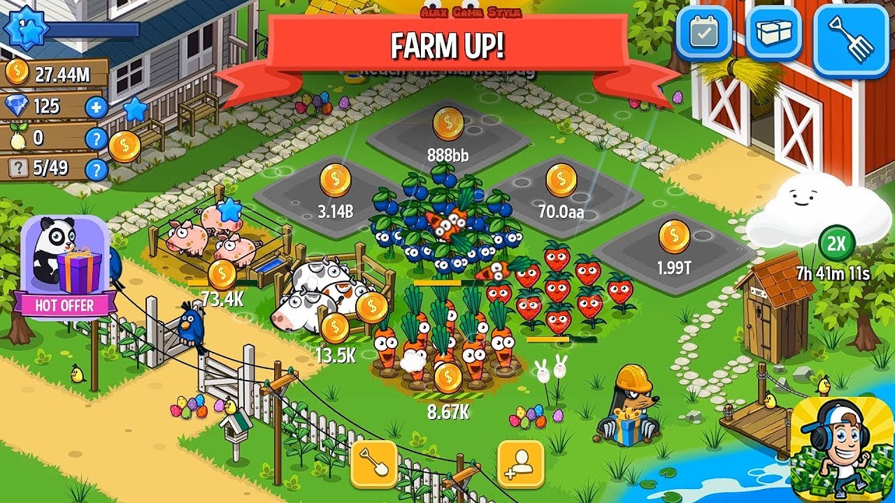 Idle Farming (EN) - First look. Farm in the idle genre (Android ...
