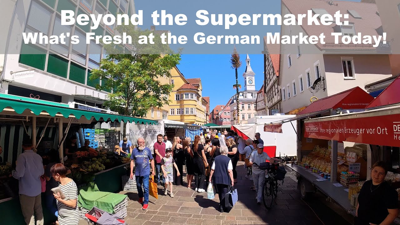 Beyond the Supermarket: What's Fresh at the German Market Today! - YouTube