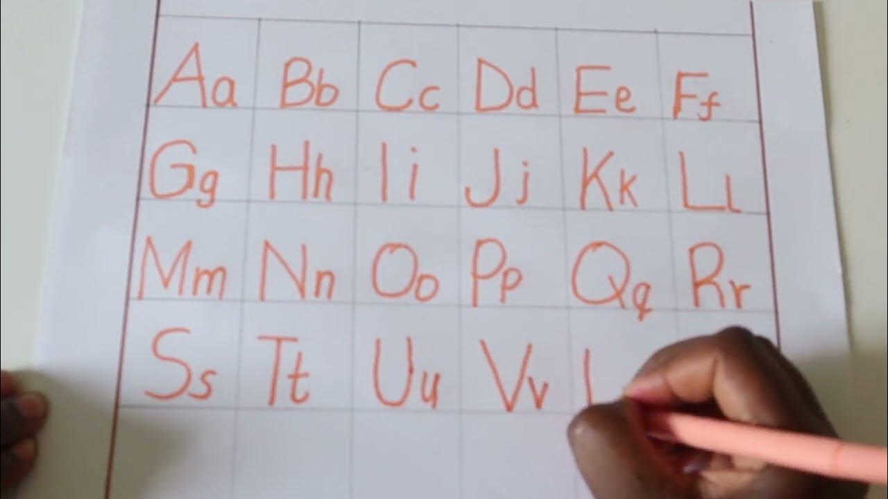 Writing Aa to Zz || Aa to Zz Alphabet Writing || Writing capital and ...