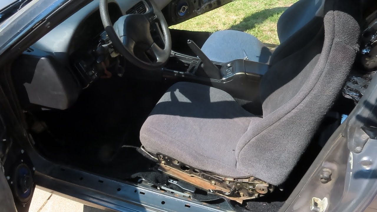 Installing BRAND NEW Carpet in my s13 - YouTube