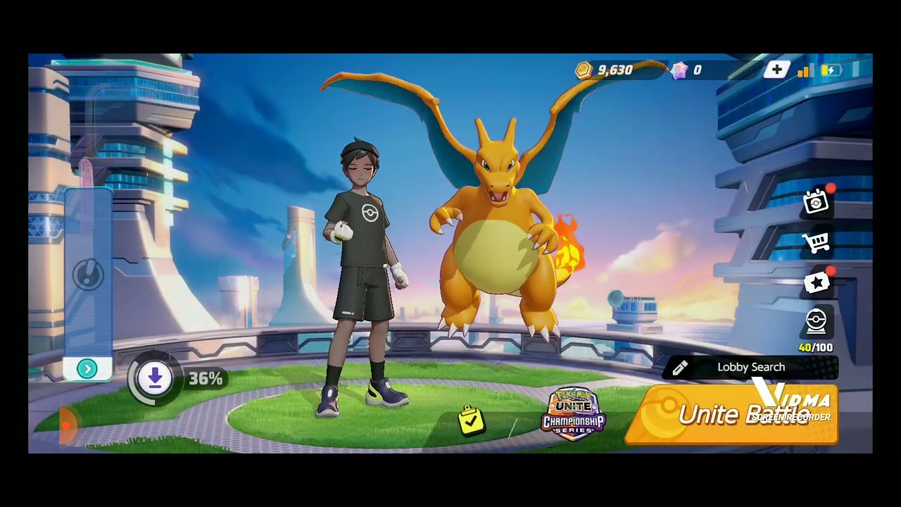 POKEMON UNITE My Ultimate Trainer Set Up - YouTube