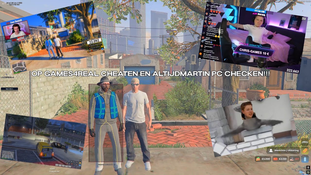 OP GAMES4REAL CHEATEN EN ALTIJDMARTIN PC CHECKEN!!! - YouTube
