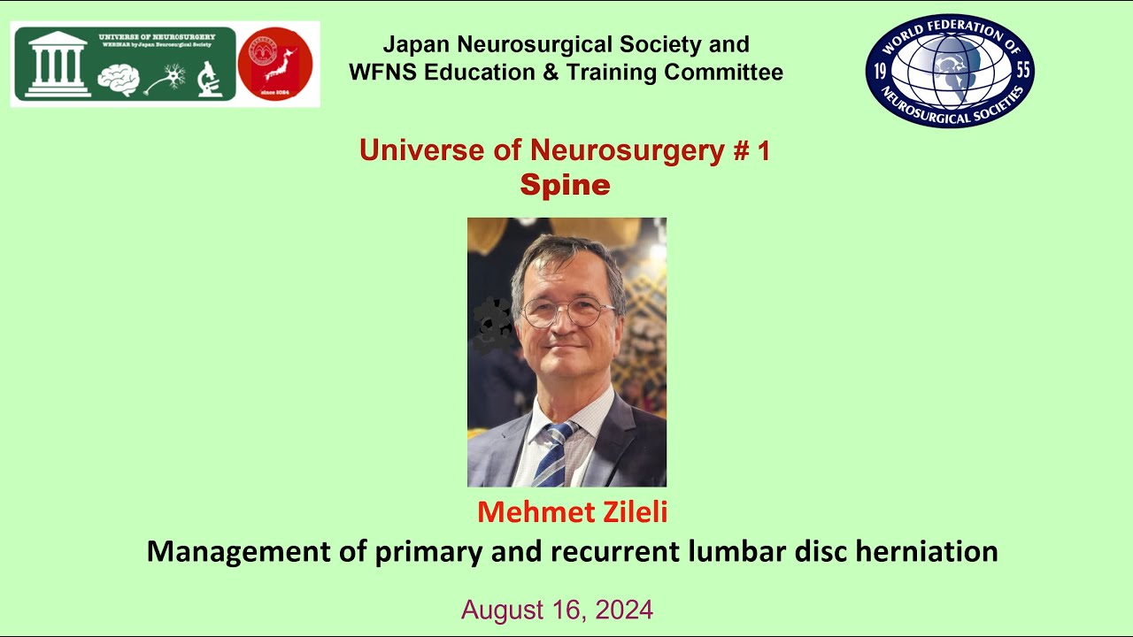 Management of primary and recurrent lumbar disc herniation. Mehmet ...
