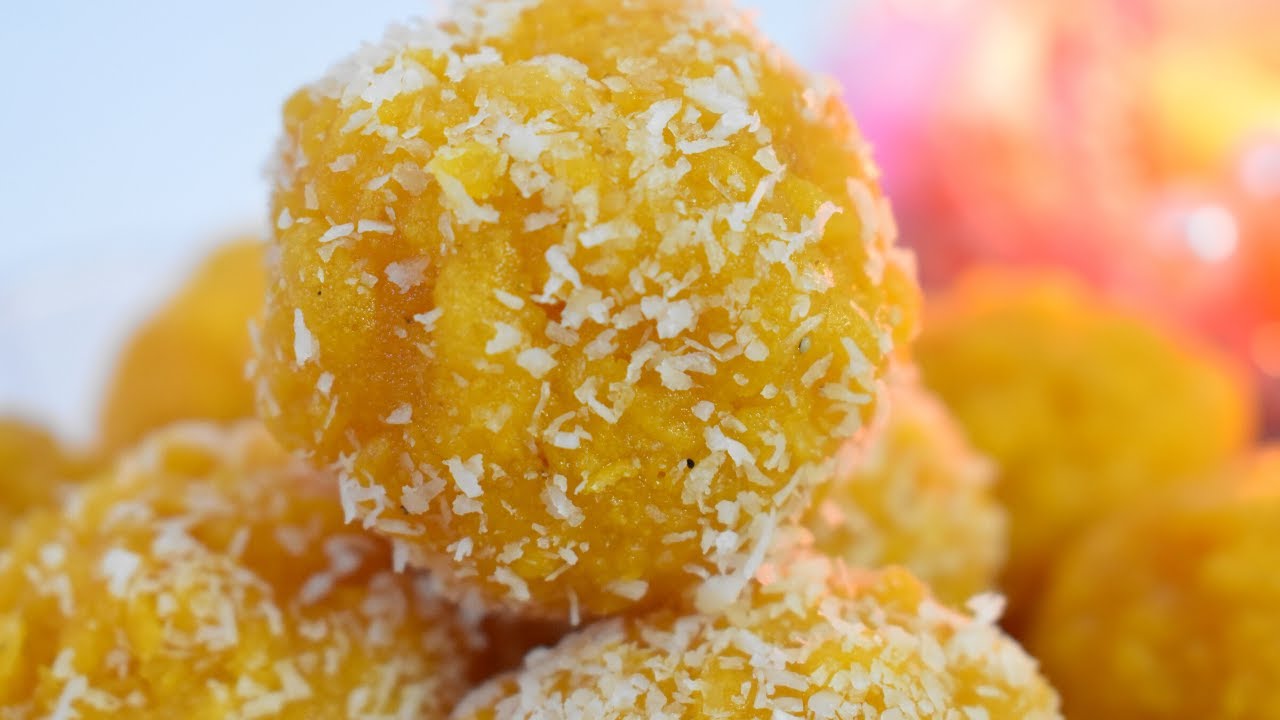 Easy Laddoo Besan, Step by step!! - YouTube