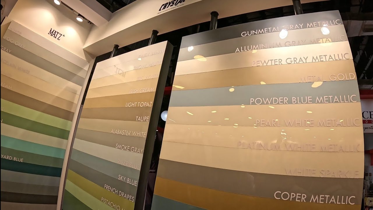 Best Solid Colour Louvers And Acrylic Laminate Range By Cosmic Decor ...