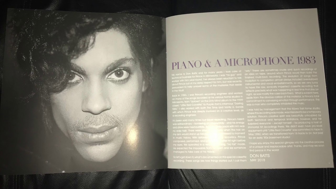 Prince - Piano and a Microphone 1983 A Closer Look - YouTube