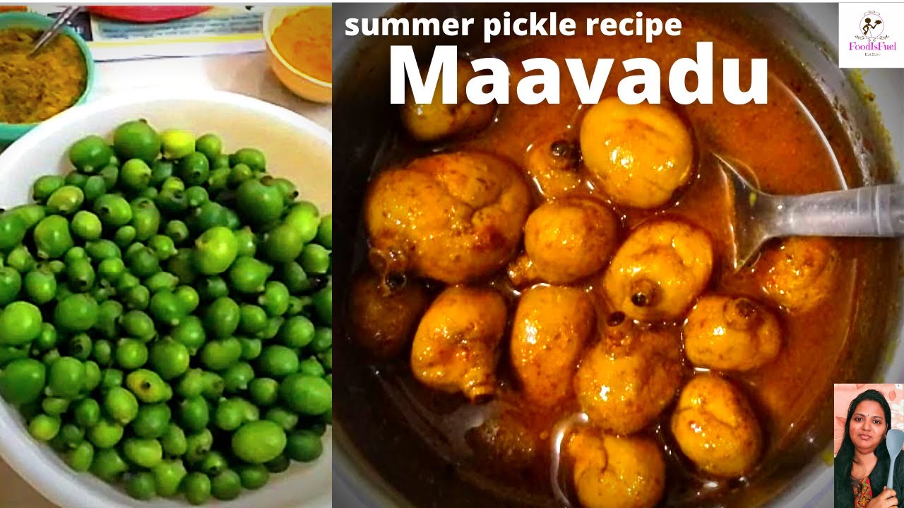 How to make Vadumangai or Maavadu Pickle at home ? | Baby mangoes ...