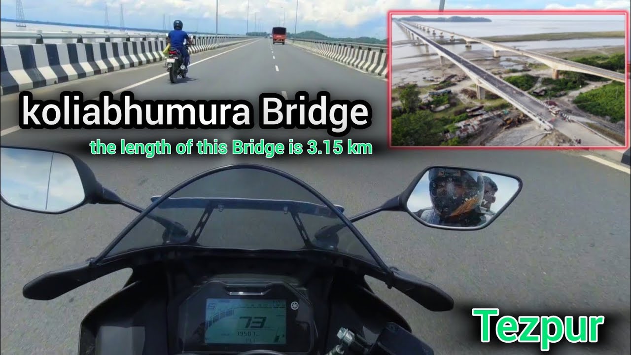 Morigaon To Tezpur Ride || Tezpur Koliabhumura Bridge 🌉 - YouTube
