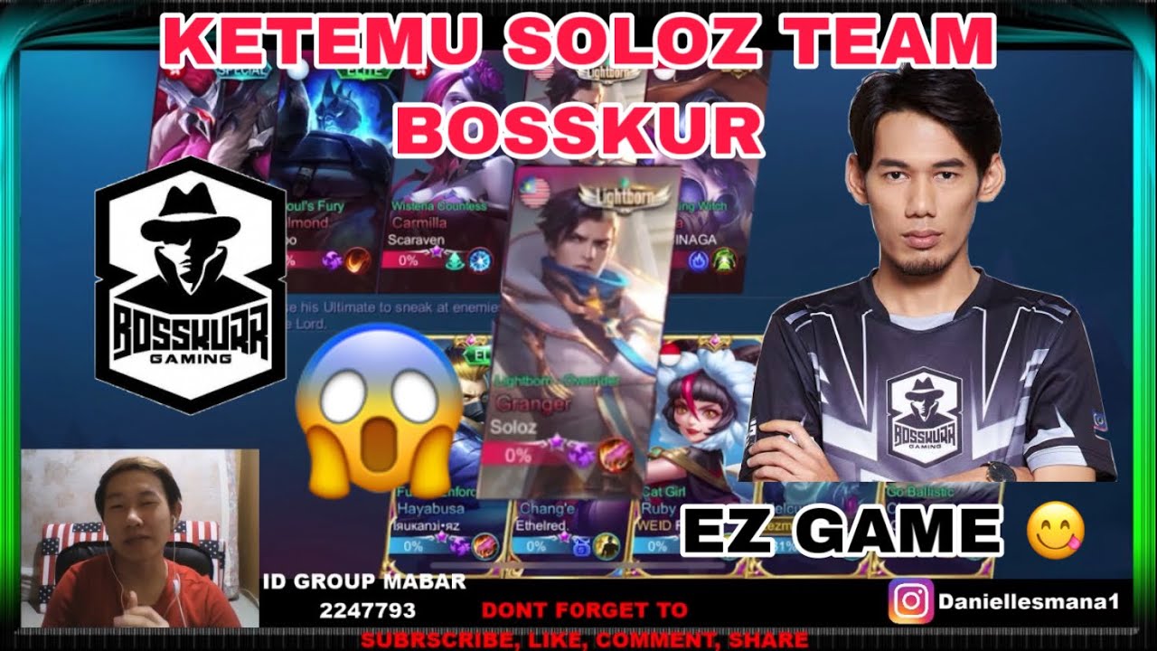 GRANGER SOLOZ TEAM BOSSKUR MENGGILA BOS!! | HARD GAME COK, COMEBACK DI ...