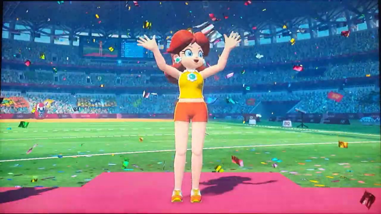 Mario & Sonic Tokyo 2020 Discus Throw #6 (Daisy) - YouTube