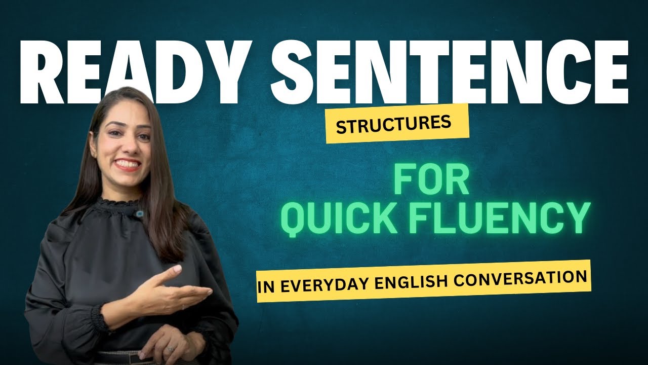 English speaking made easy with these ready sentence structures - YouTube