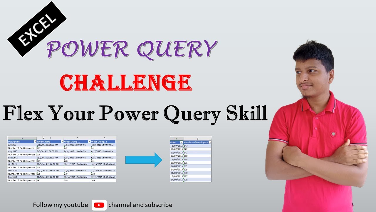 Power Query Challenge : Flex Your Power Query Skills - YouTube